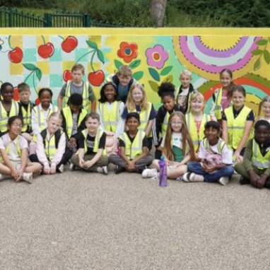 The Downs Primary School & Nursery - Year 4 Mural at Town Park Paddling ...